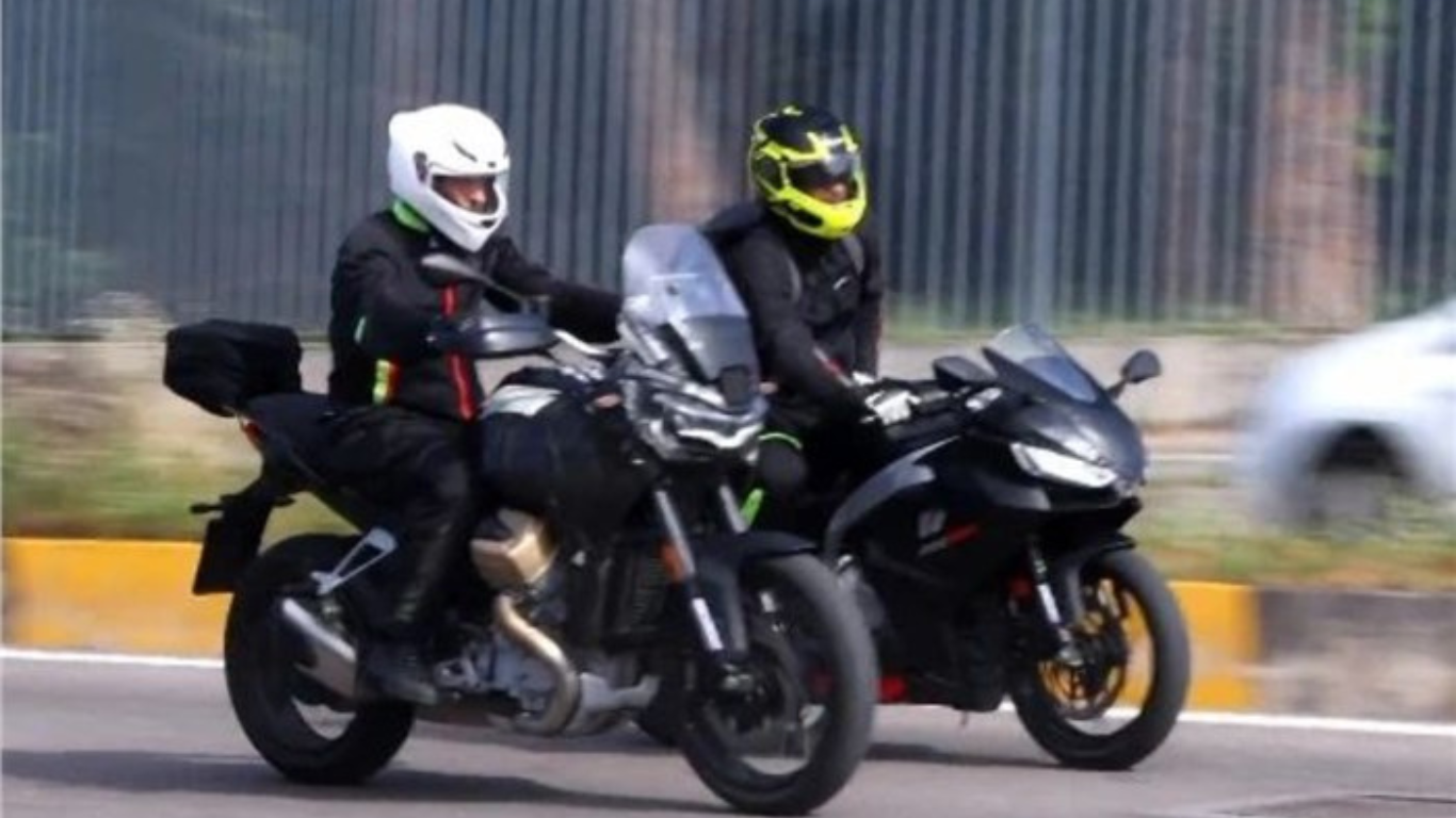 Aprilia RS 400 spotted without camouflage, ready for India launch