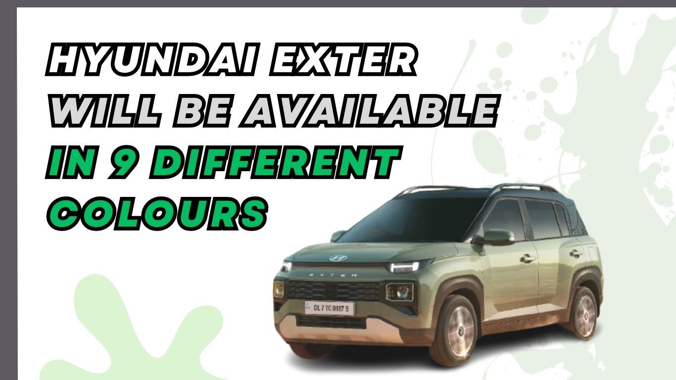 Hyundai Exter Colour Options and Variants Revealed