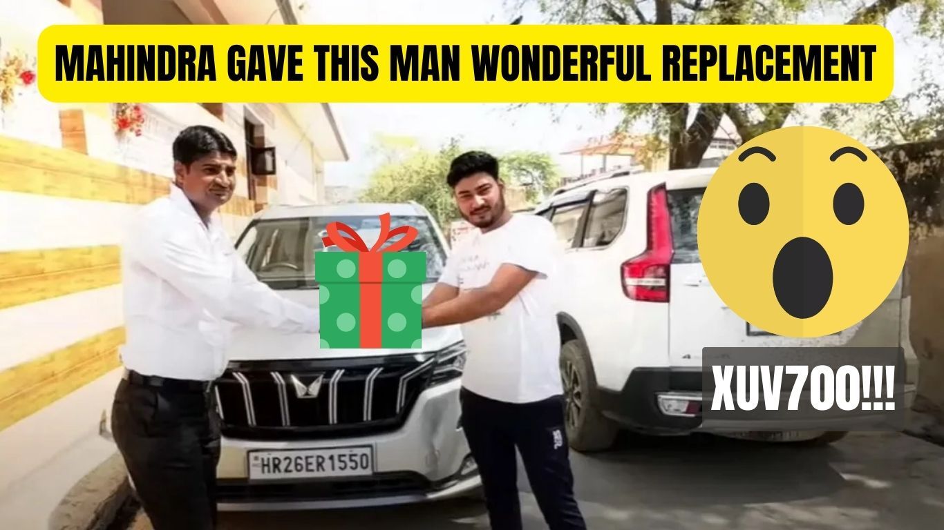 Mahindra showed courtesy to a fellow Youtuber and provided him a XUV700 Mahindra showed courtesy to a fellow Youtuber and provided him a XUV700
