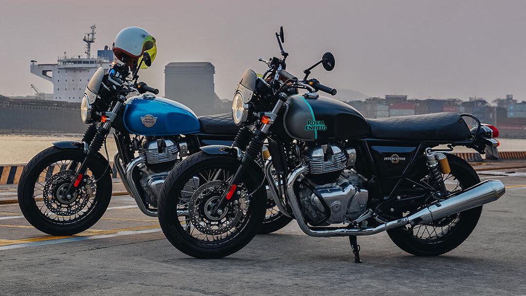 Royal Enfield Interceptor, Continental GT 650 gets new colors & alloy ...