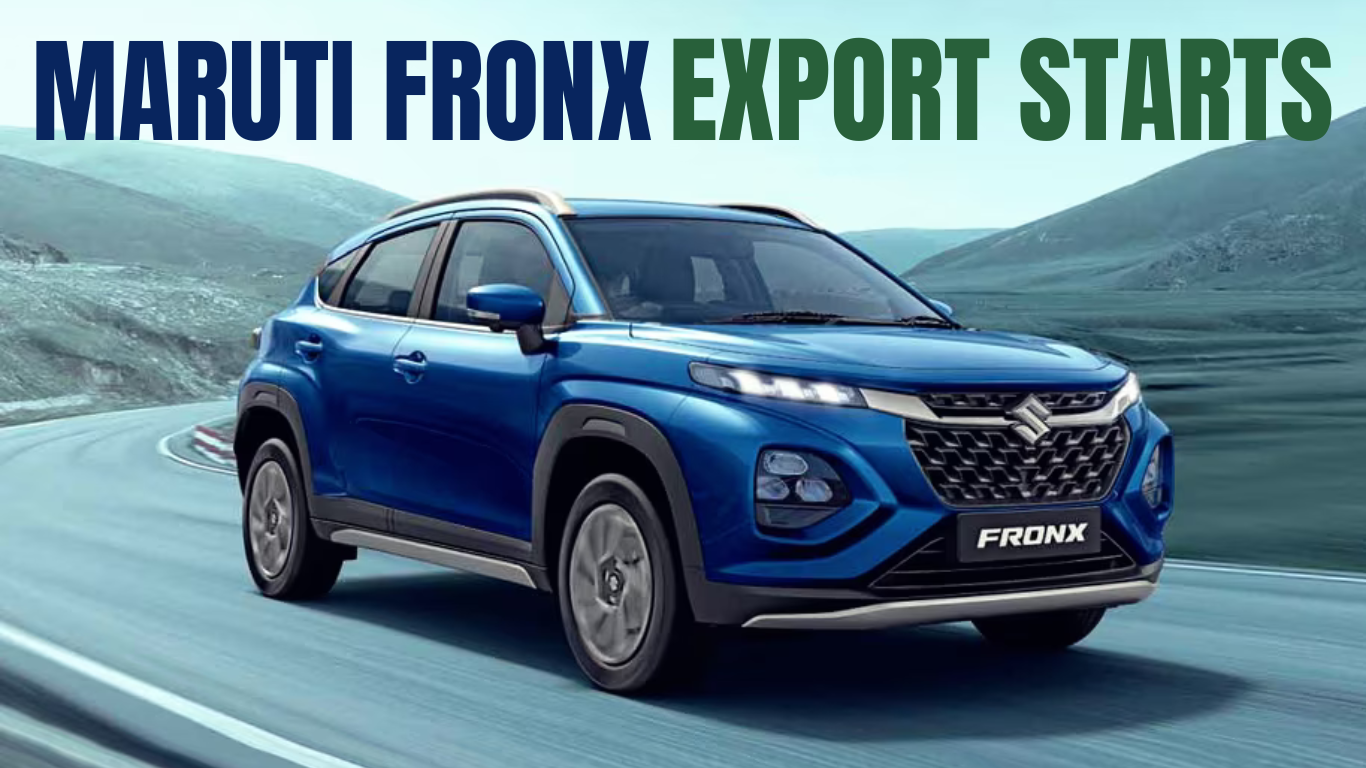 Maruti Suzuki Fronx Export Started , First Batch Shipped