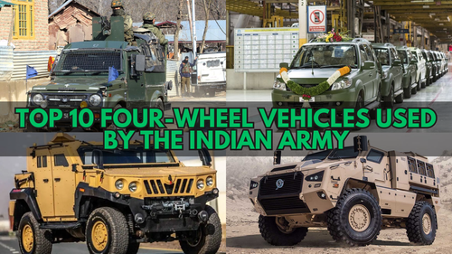 Top 10 Four Wheel Vehicles of Indian Army That You Must Know About