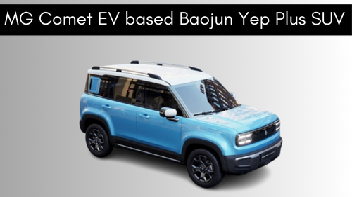 MG Comet EV based Baojun Yep Plus SUV Revealed