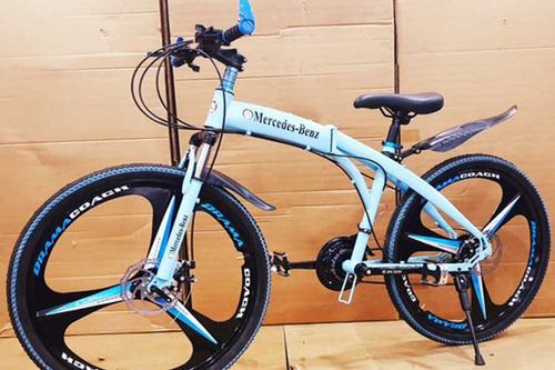 Mercedes Edge Sky Blue Benz Folding Cycle Cycle Price in India 2025 ...